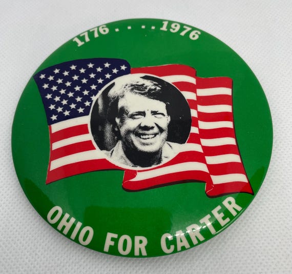 1776-1976 Ohio for Jimmy Carter President Political C… - Gem