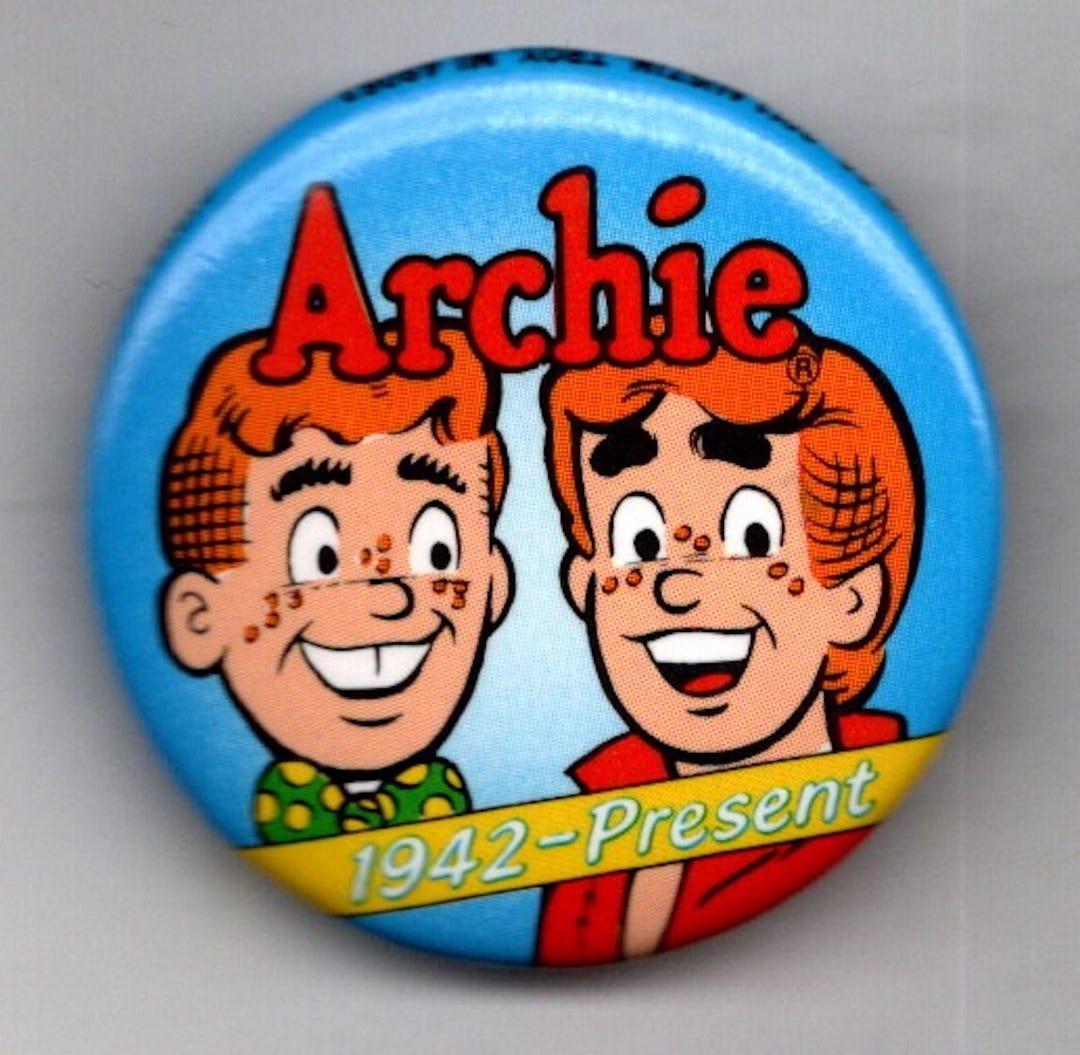 1987 Vintage Archie Comics Button Pin Archie 1942-present - Etsy