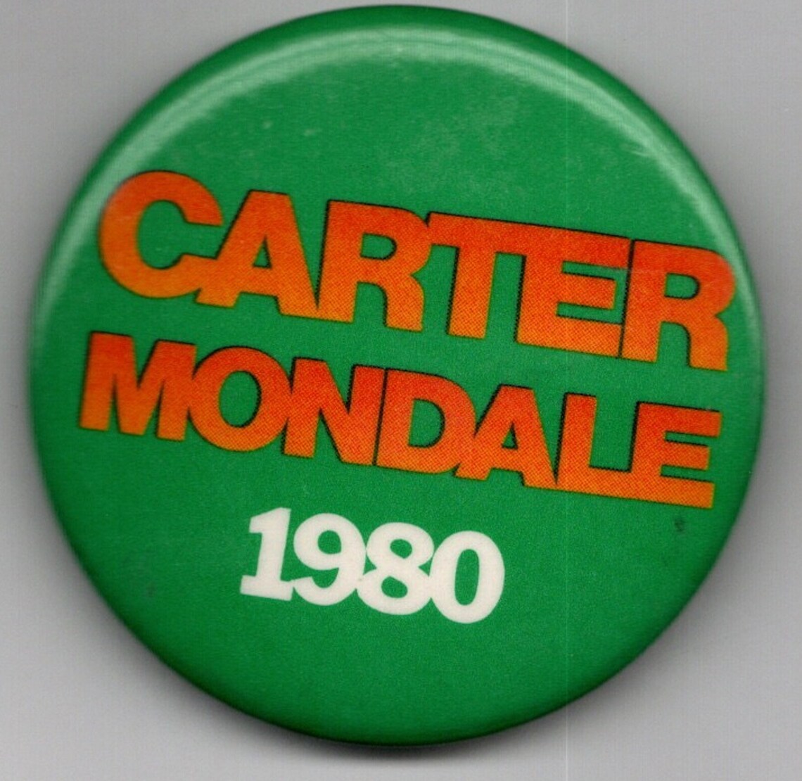 Vintage Jimmy Carter Walter Mondale 1980 Political Campaign Button ...
