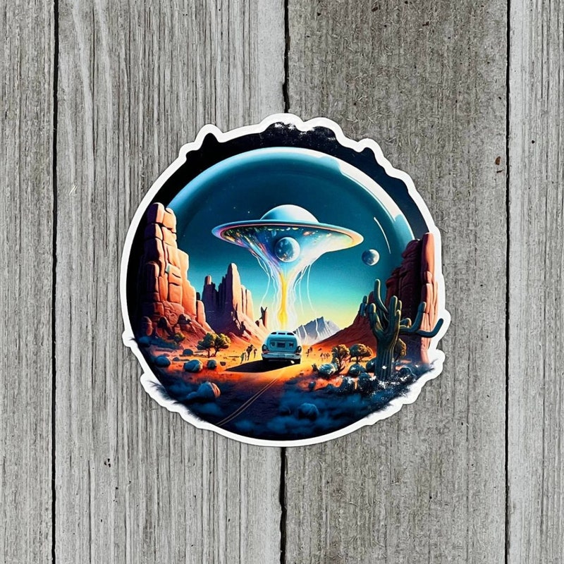 Ufo Sticker - Etsy