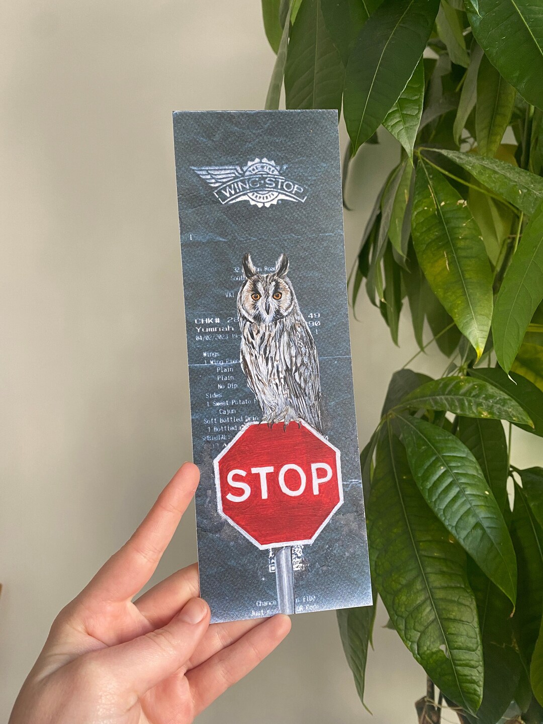 Wingstop Receipt Print - Etsy