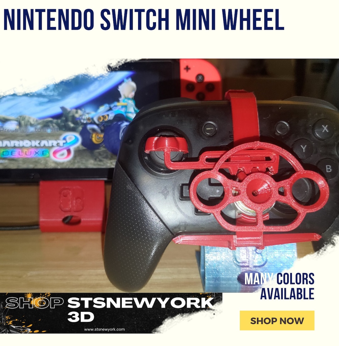 Nintendo Switch Mini Steering Wheel | Pro Controller - Mariokart 8, Hot ...