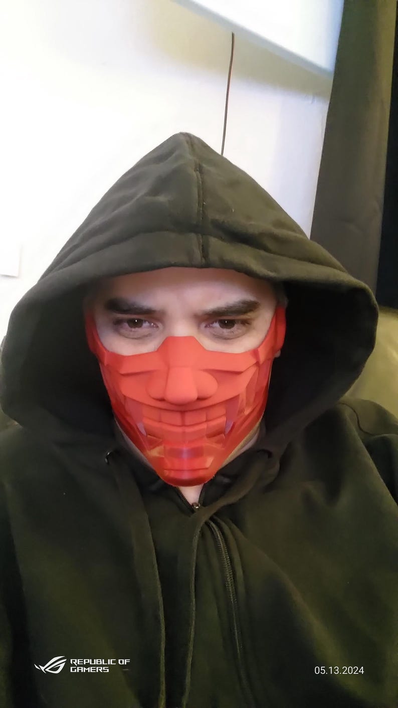Ninja Kamui Oni Mask: 3D Printed Higan Joe Logan Cosplay - Etsy
