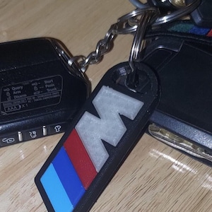 BMW M Motorsport Keychain 3D Printed | Glow-in-the-dark M Logo | - Etsy