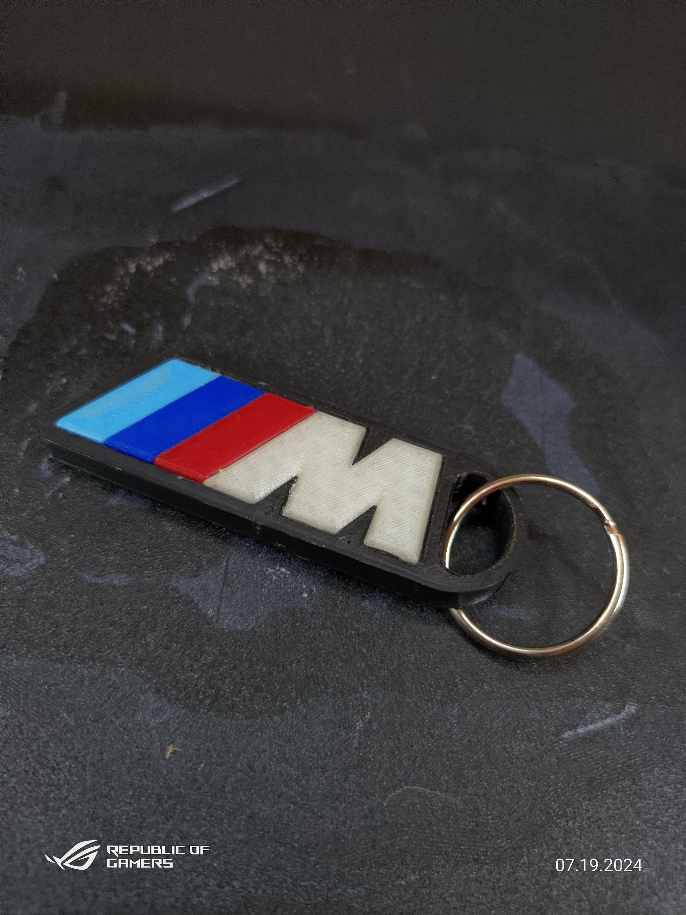 BMW M Motorsport Keychain 3D Printed | Glow-in-the-dark M Logo | - Etsy