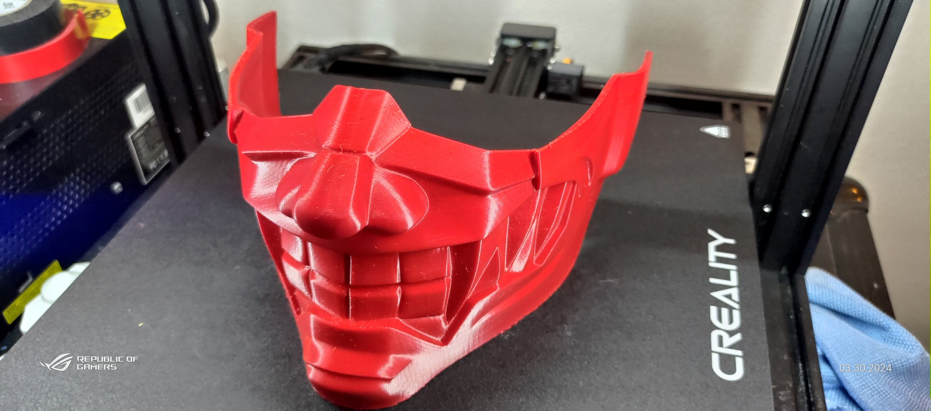 Ninja Kamui Oni Mask: 3D Printed Higan Joe Logan Cosplay - Etsy