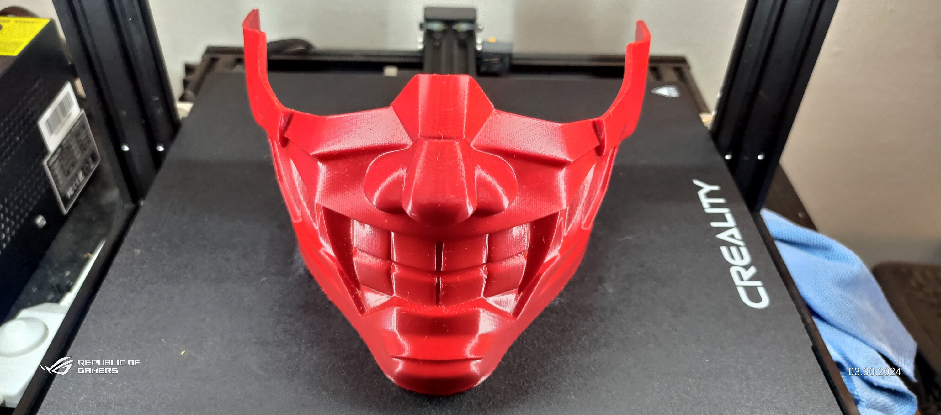 Ninja Kamui Oni Mask: 3D Printed Higan Joe Logan Cosplay - Etsy