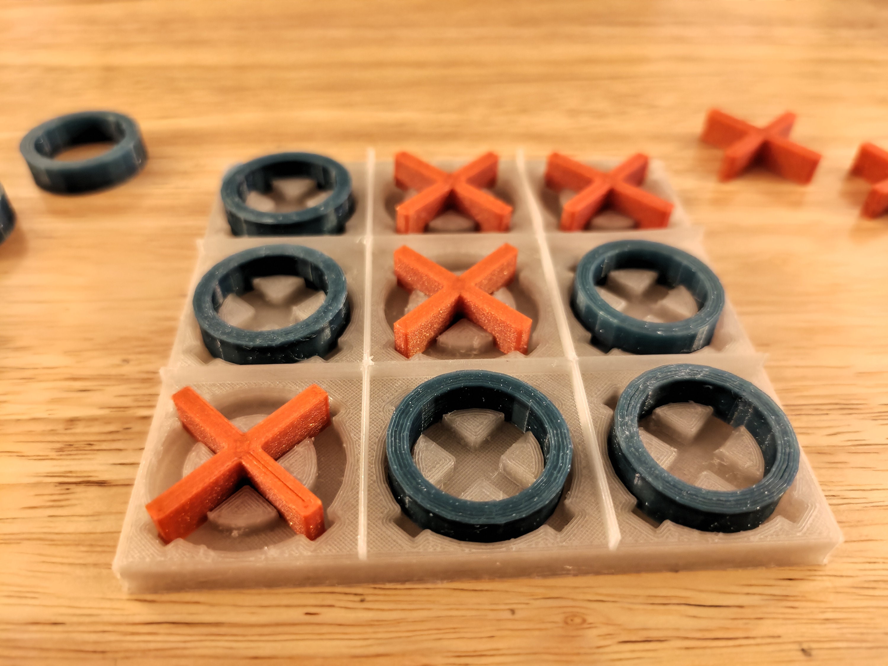3D Printed Tic Tac Toe Game - Etsy