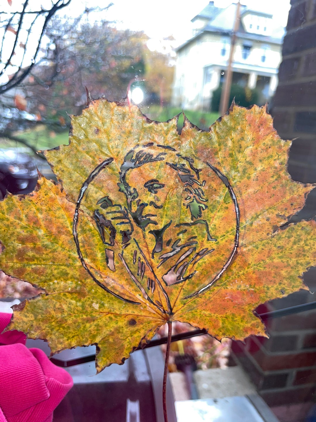 Hand Burned Maple Leaf - Michael Myers Horror Movie - Halloween Gift ...