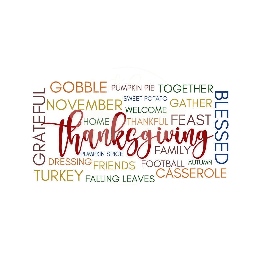 Thanksgiving Block PNG for Sublimation Grateful and Blessed Design Fall ...