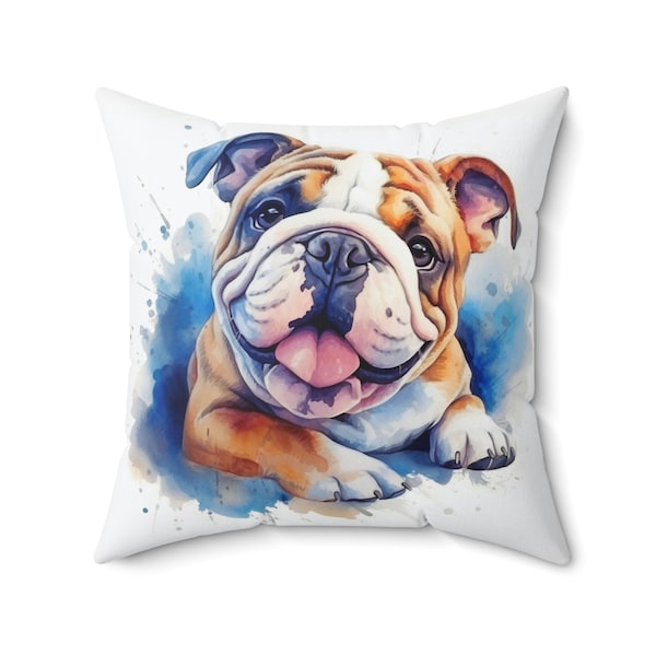 Bulldog Pillow - Etsy