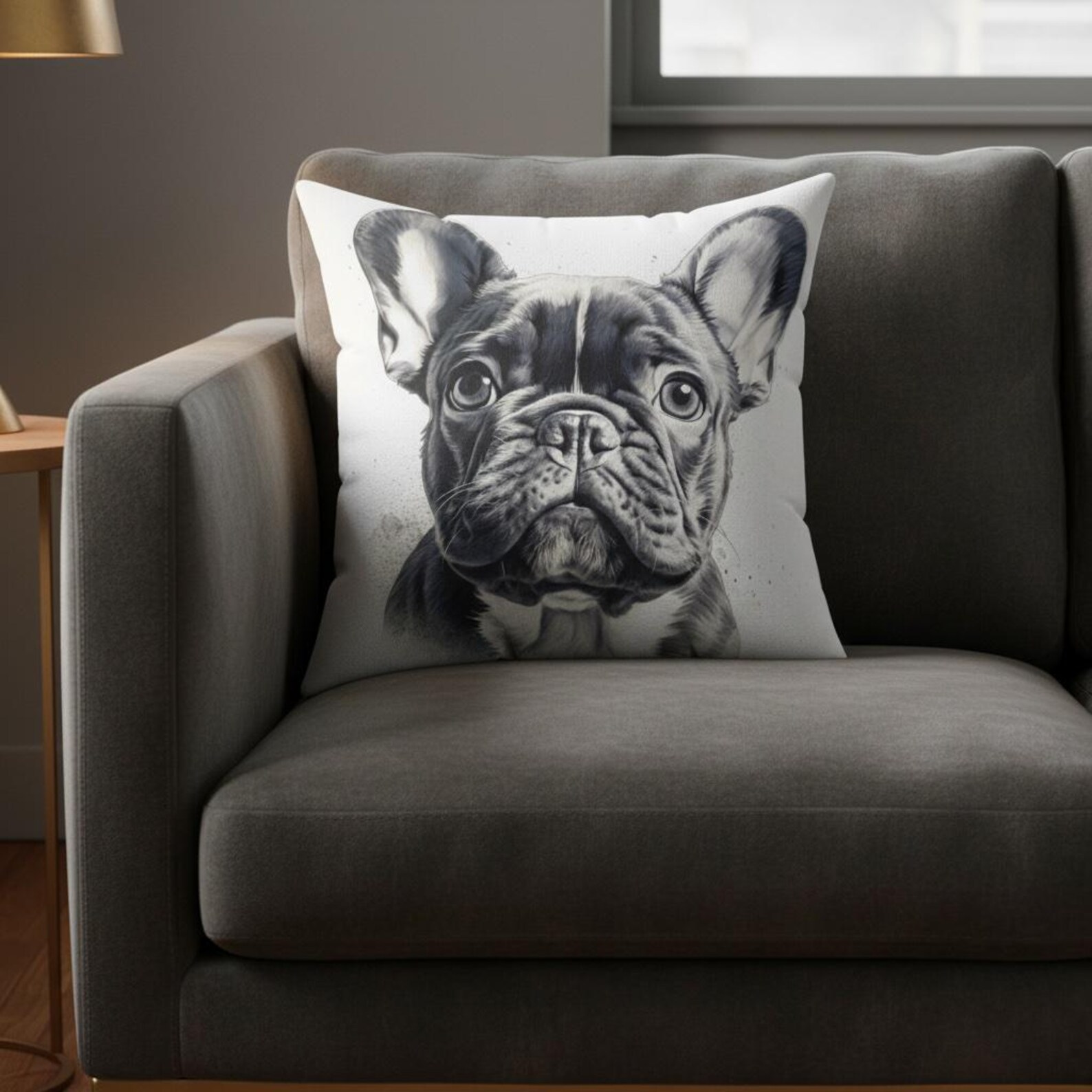 Personalized French Bulldog Pillow, Cute French Bulldog Pillow, Fun ...