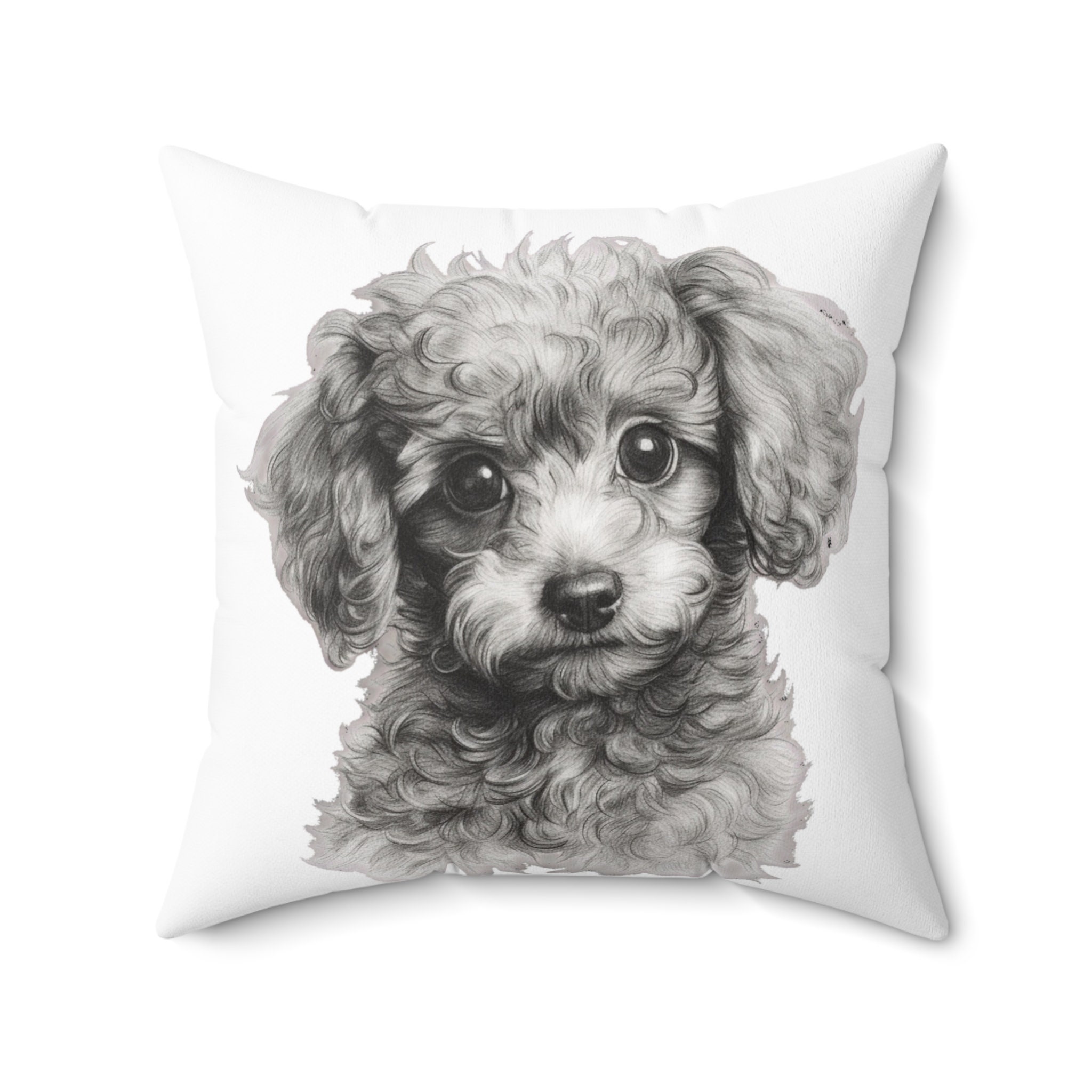 Personalized Poodle Pillow, Cute Poodle Pillow, Cute Novelty Poodle ...