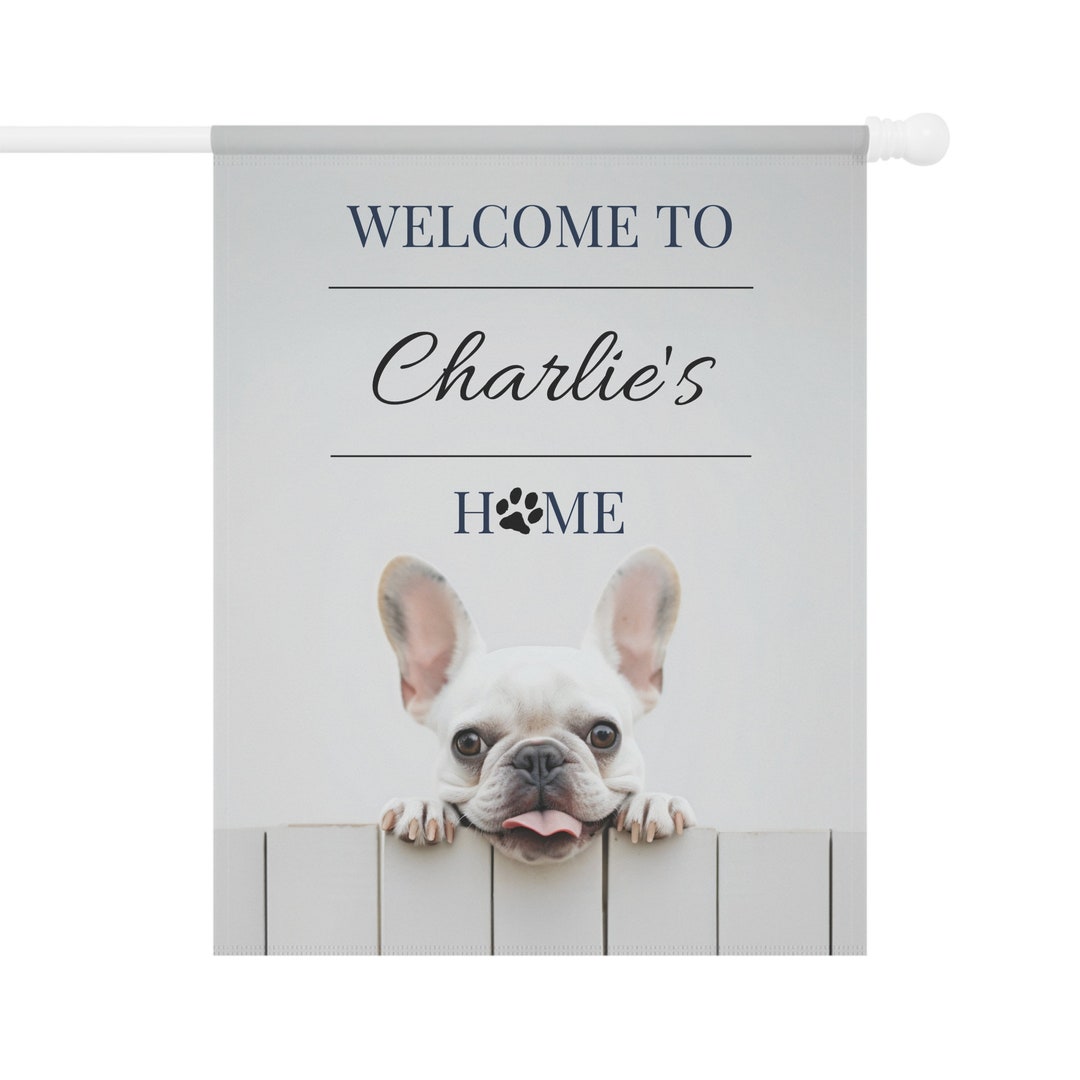 French Bulldog Gift | French Bulldog Flag | Outdoor Dog Flag | French ...