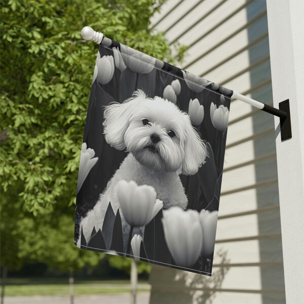 Maltese Dog Flag - Etsy