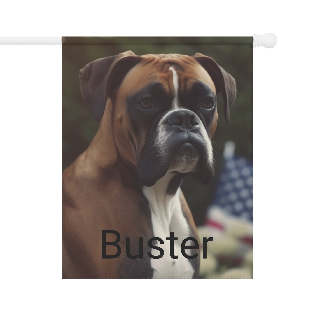 Patriotic Boxer Flag, Boxer Banner, Customized Flag, Boxer Mom Gift ...
