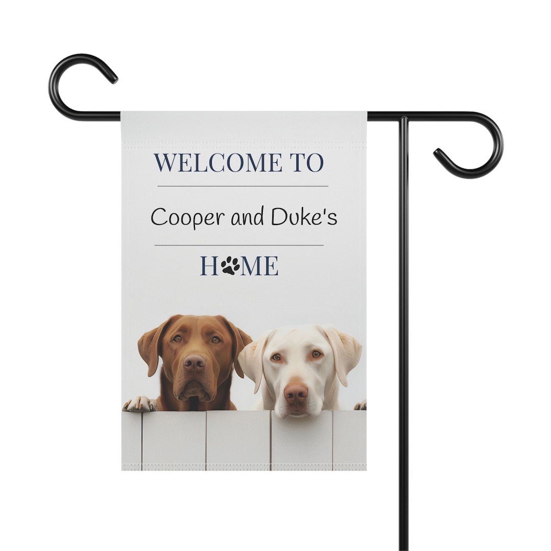Labrador Retriever Garden Flag | Dog Flag | Outdoor Dog Flag | Labrador ...