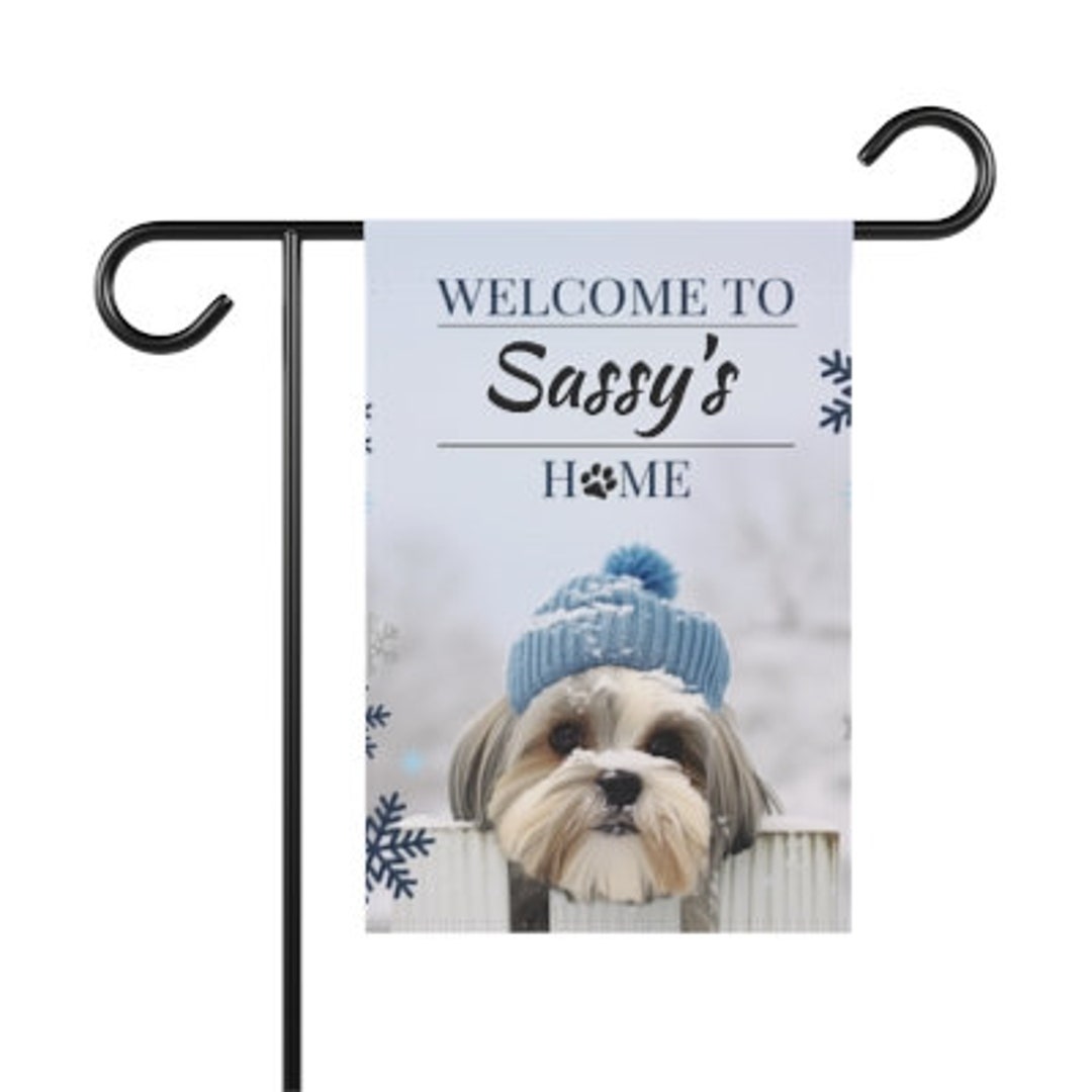 Lhasa Apso Personalized Flag, Customizable Lhasa Apso Flag, Lhasa Apso ...