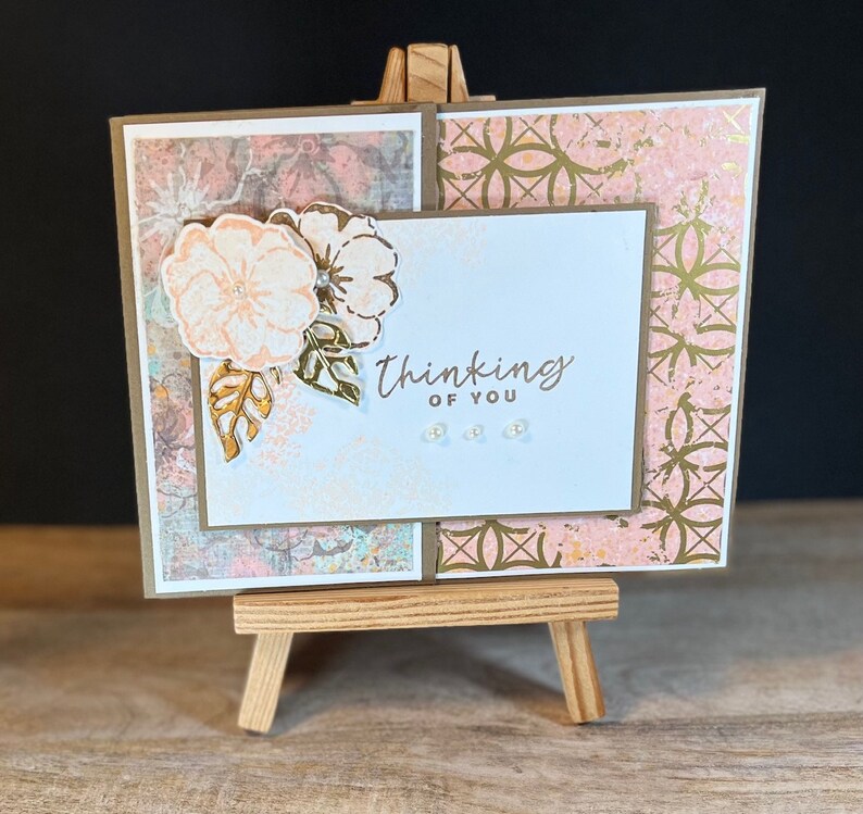 Texture Chic W/flower - Thinking of You - Soft Suede & Petal Pink - Etsy