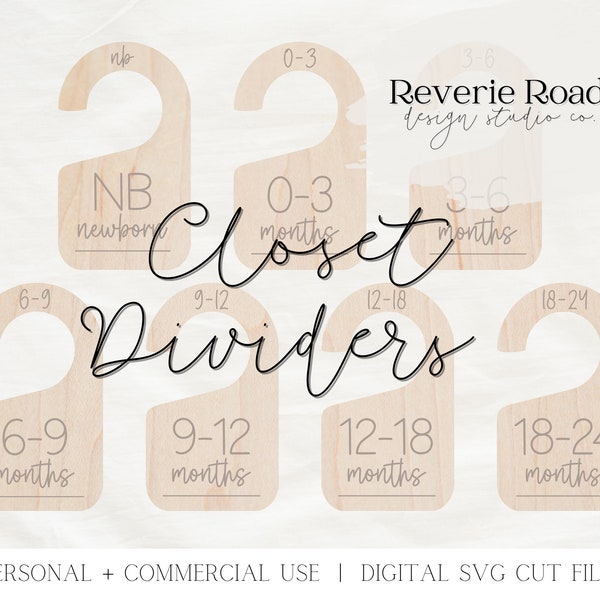 Baby clothes divider svg - Etsy México