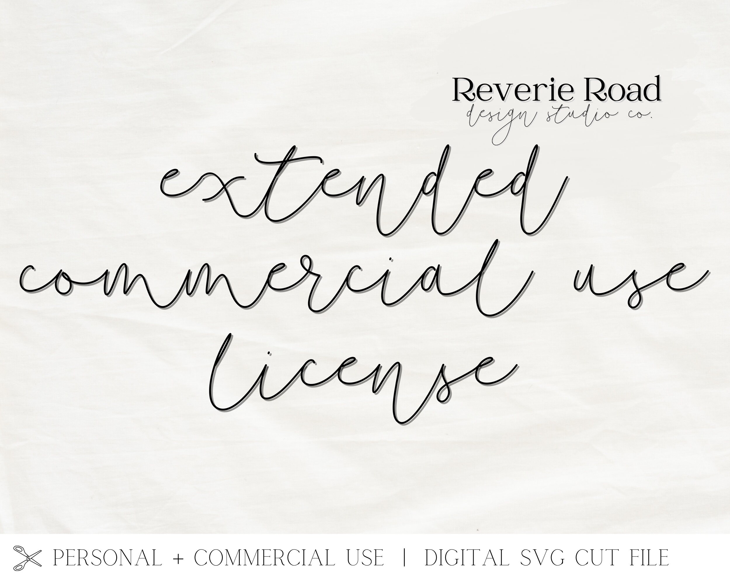 Extended Commercial Use License SVG Laser Cut File - Etsy