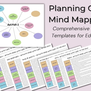 Preschool Mind Mapping Templates for Learning Journey Early Childhood ...