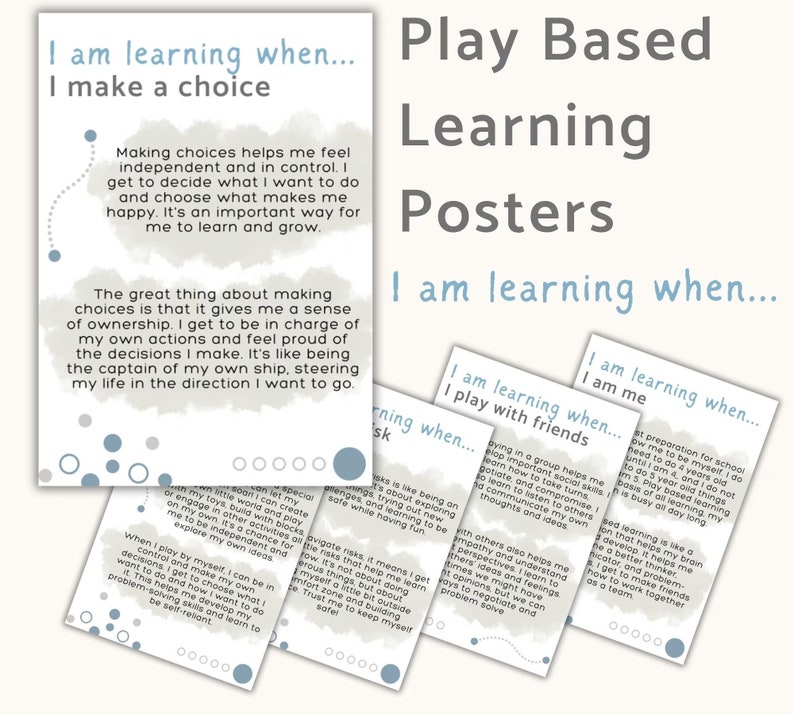 Early Childhood Development Poster Bundle - Developmental Milestones ...