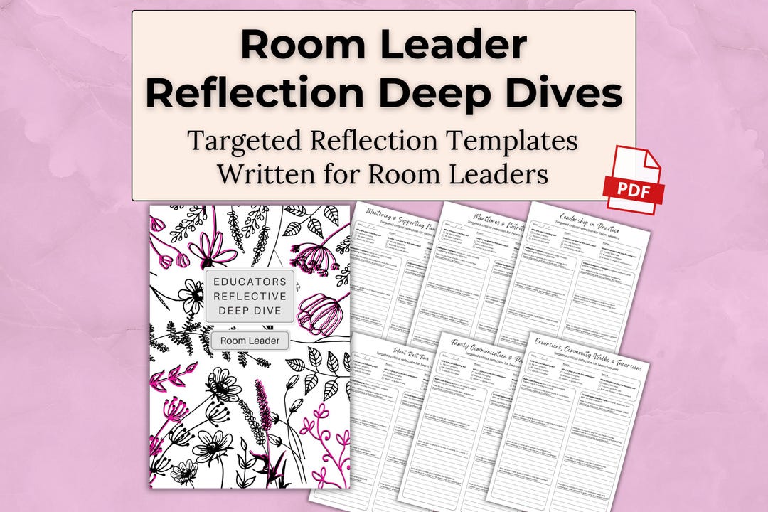Room Leader Reflection Toolkit – Reflection Templates for Early ...