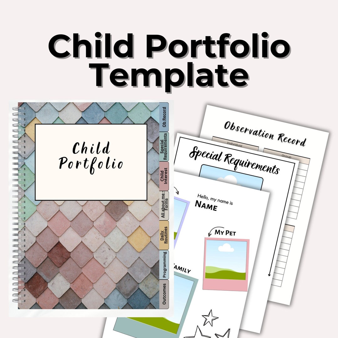 Child Portfolio ECE Educator Digital Planner: Tailored to the Updated ...