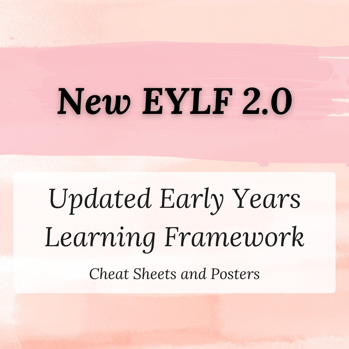 EYLF V2.0 Posters and Cheat Sheets: Minimalist Learning Framework ...