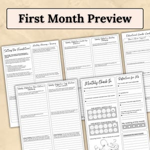 ECE Educational Leader's - Weekly Reflective 12 Month Journal Tailored ...