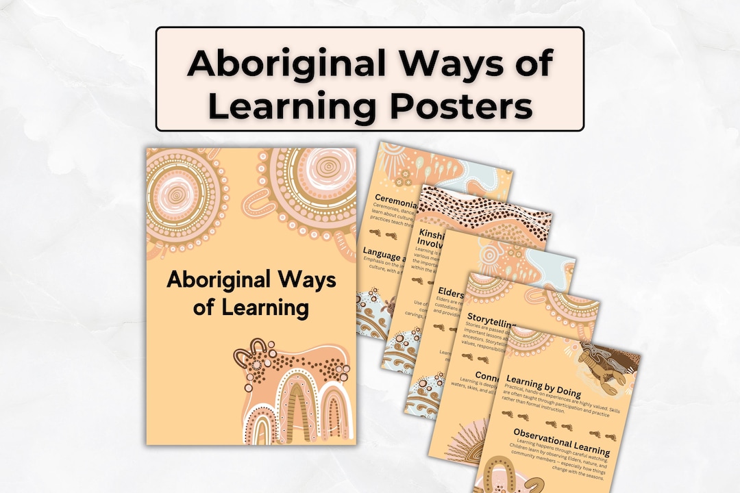 Aboriginal Ways of Learning Posters - Designed for Early Childhood ...