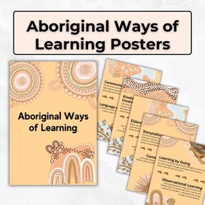 Aboriginal Ways of Learning Posters - Designed for Early Childhood ...