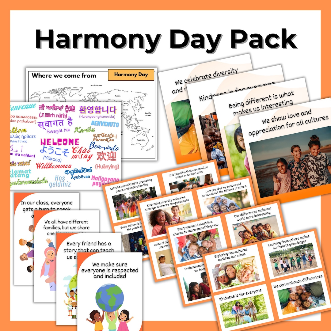 Harmony Day Educators Resource Pack Early Childhood Resource, Teacher ...