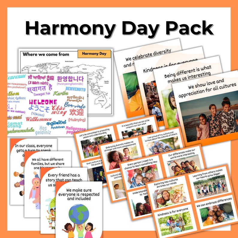 Harmony Day Educators Resource Pack Early Childhood Resource, Teacher ...
