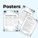 EYLF 2.0 Posters Blue Floral Minimalist Design for Learning Outcomes ...
