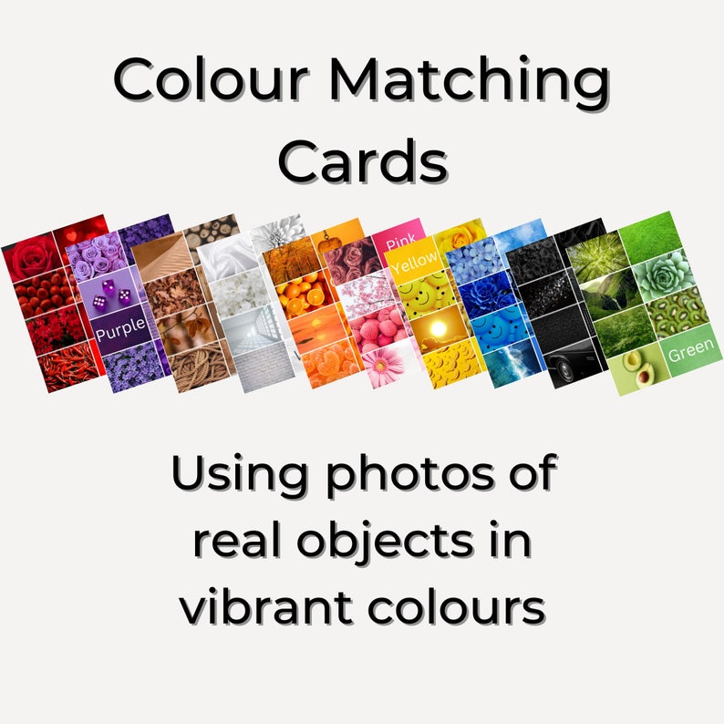 Colour Matching Cards Digital Printable. Ignite Colorful - Etsy Australia
