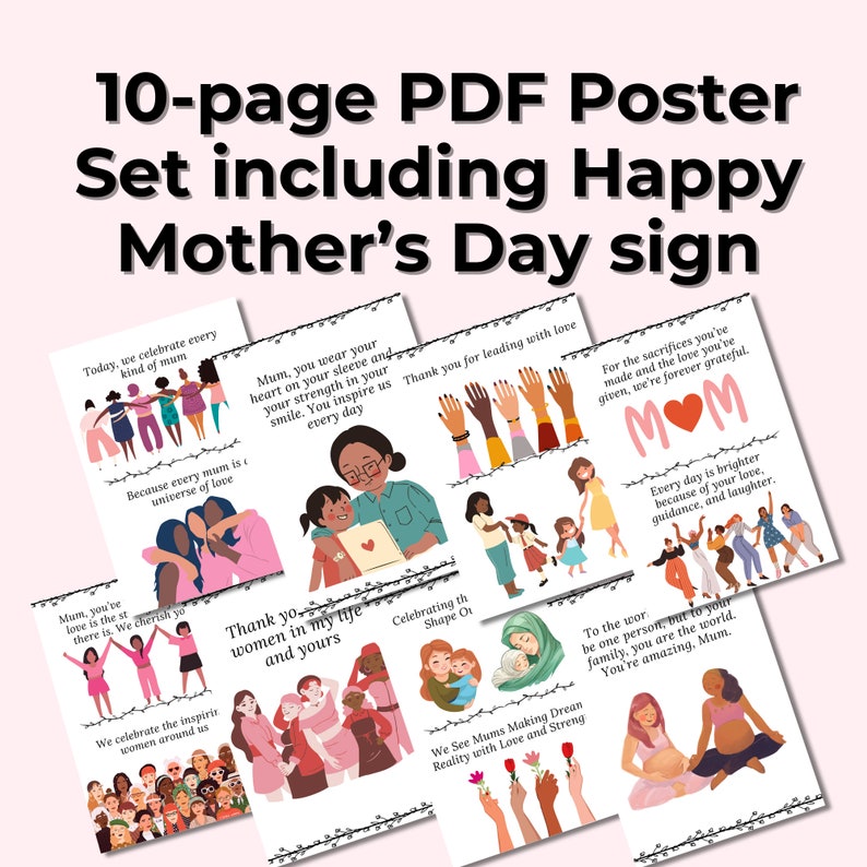 Mother's Day Poster and Activity Bundle - Teacher Early Childhood ...