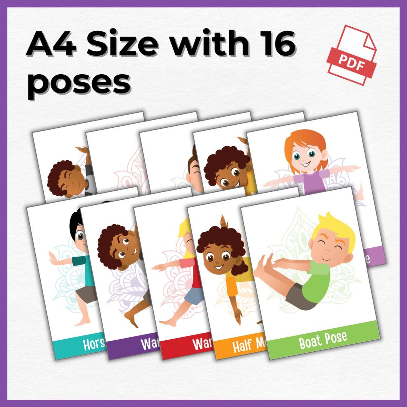 Yoga Pose Flash Cards – A Fun and Interactive Way to Introduce Yoga for ...