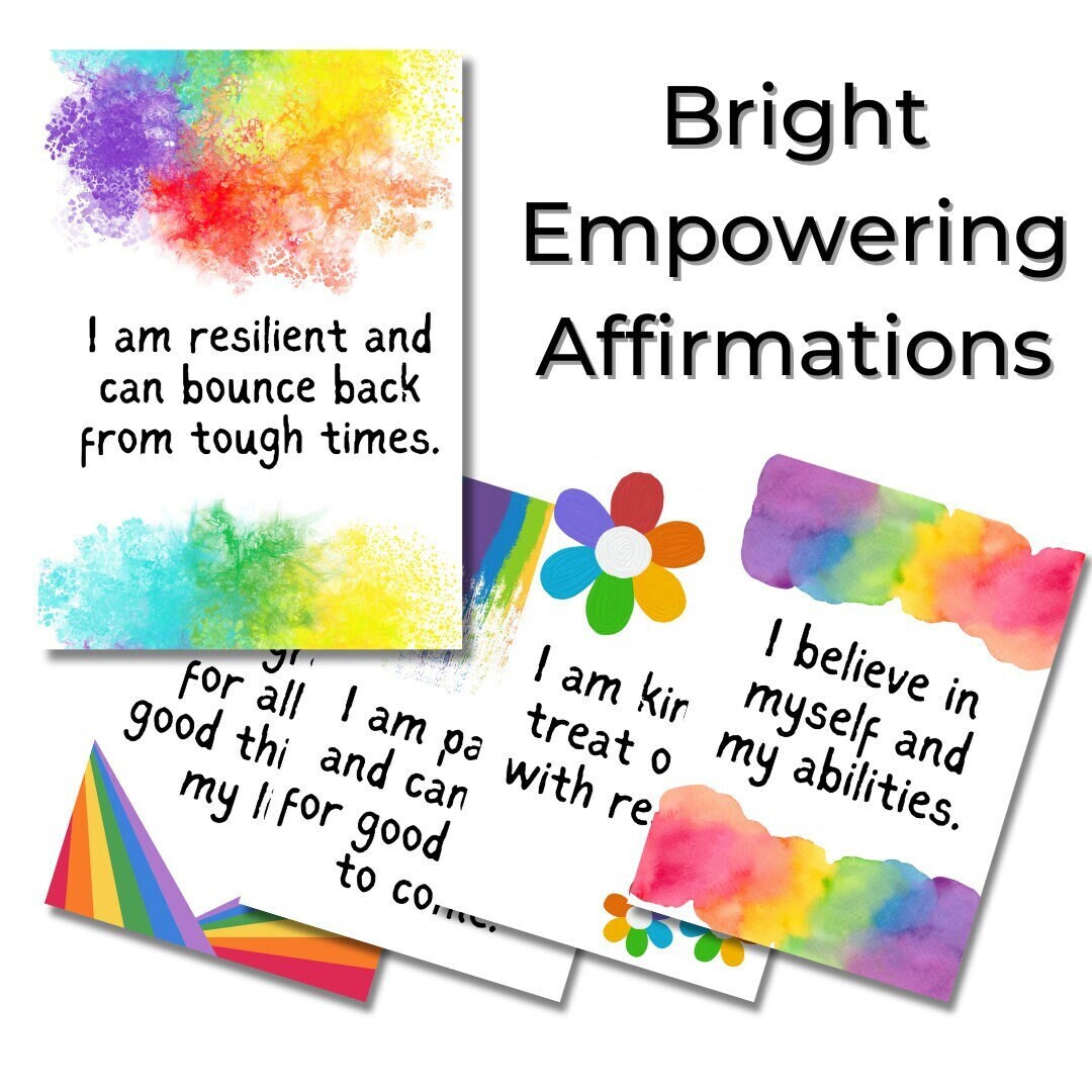 Harmonycards: Rainbow Affirmation Cards for Empowering Young Minds ...