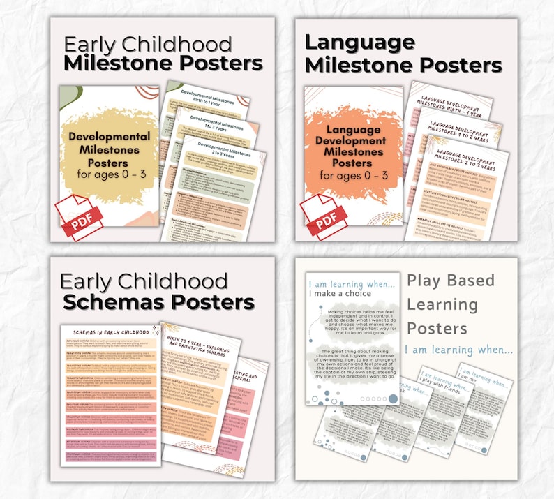Mega Early Childhood Educators’ Canva Template Bundle - Teacher ...