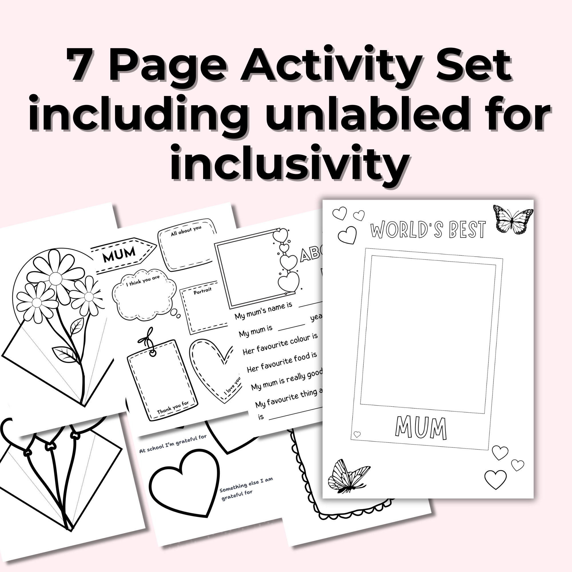 Mother's Day Poster and Activity Bundle - Teacher Early Childhood ...