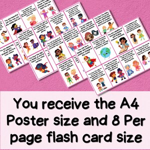 Rainbow Superhero Affirmation Cards - Celebrate Diversity, Challenge ...