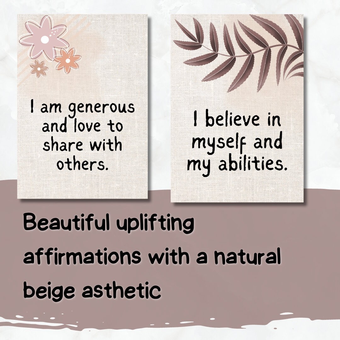 Nature-inspired Affirmation Cards for Children - Early Childhood ...