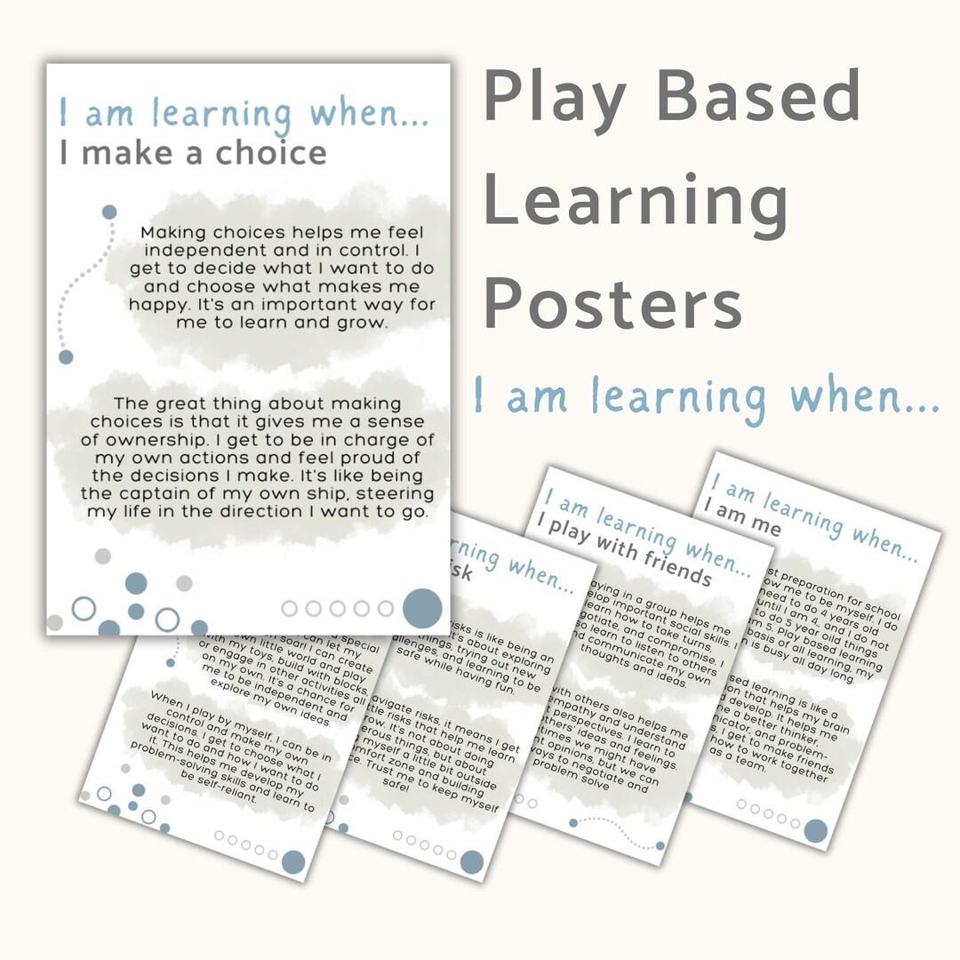 Play-based Learning Posters: Parent-friendly Posters Explaining the ...