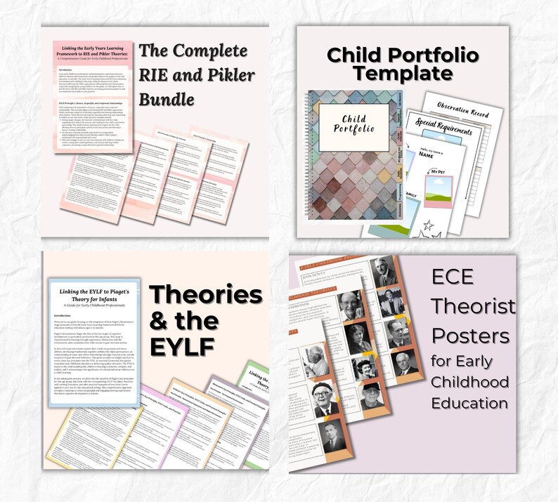 Mega Early Childhood Educators’ Canva Template Bundle - Teacher ...