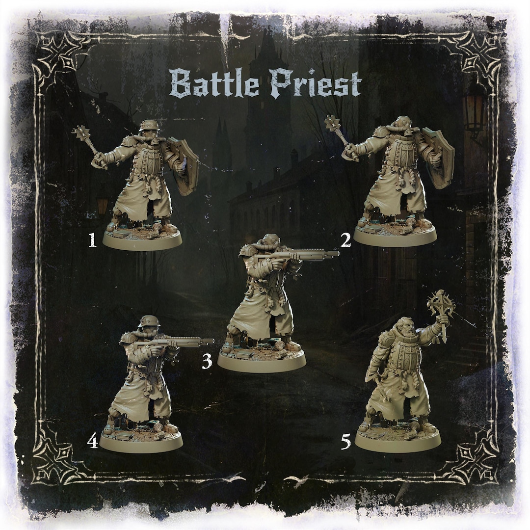 Battle Priest / Grim Dark Warrior Priests / Multiple Options / Trench ...