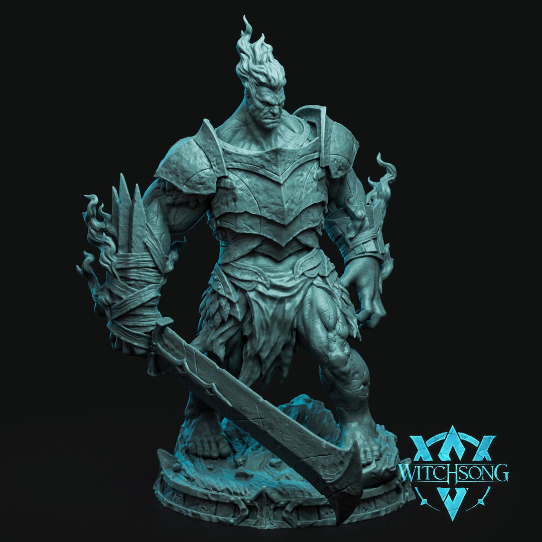 Surtr, Giant of Fire / Dungeons and Dragons / Fantasy / Display Model ...