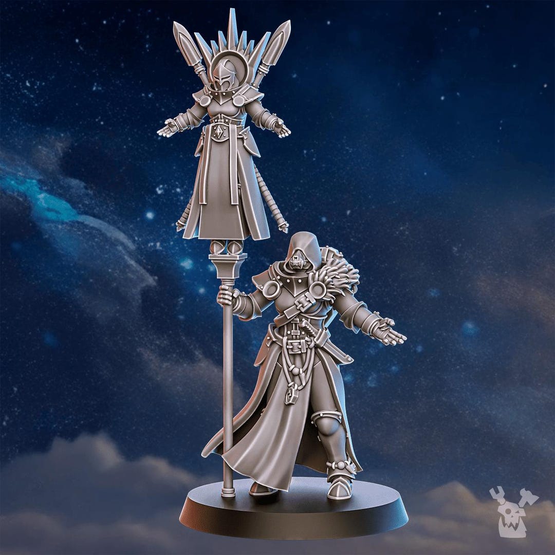 Stormpride Relict / Female Sci Fi Viking Soldier Character / Wargaming Proxies / Skirmish Gaming ...