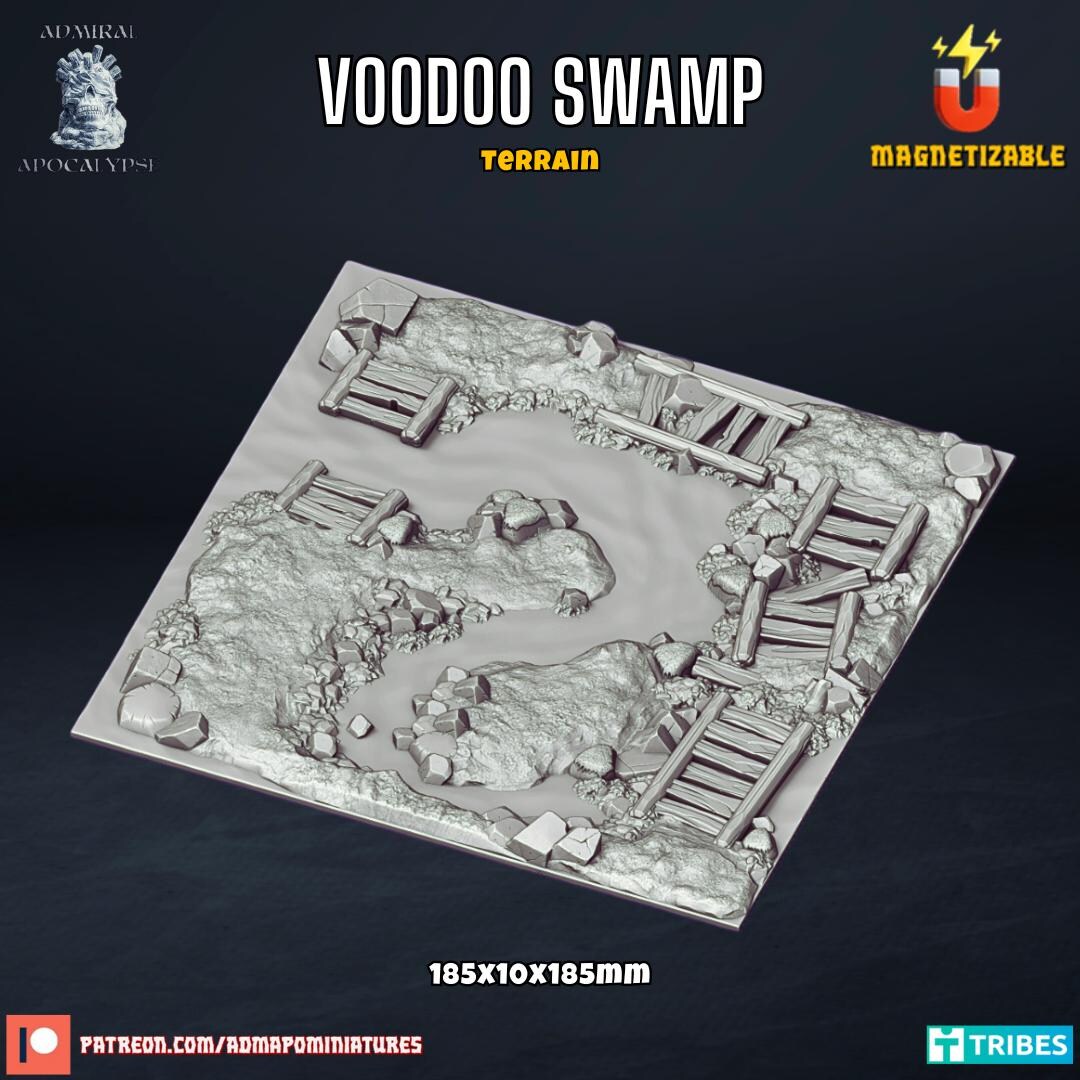 Voodoo Swamp / Diorama / Basing Bits / Tabletop Terrain - Licensed ...